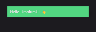 ButtonView | UraniumUI