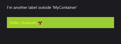 Cascading Styling | UraniumUI